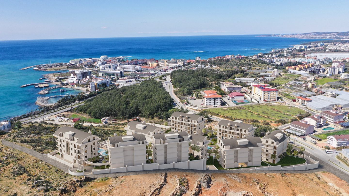 New Luxury Project With Magnificent Sea View in Türkler Alanya - Mark ...